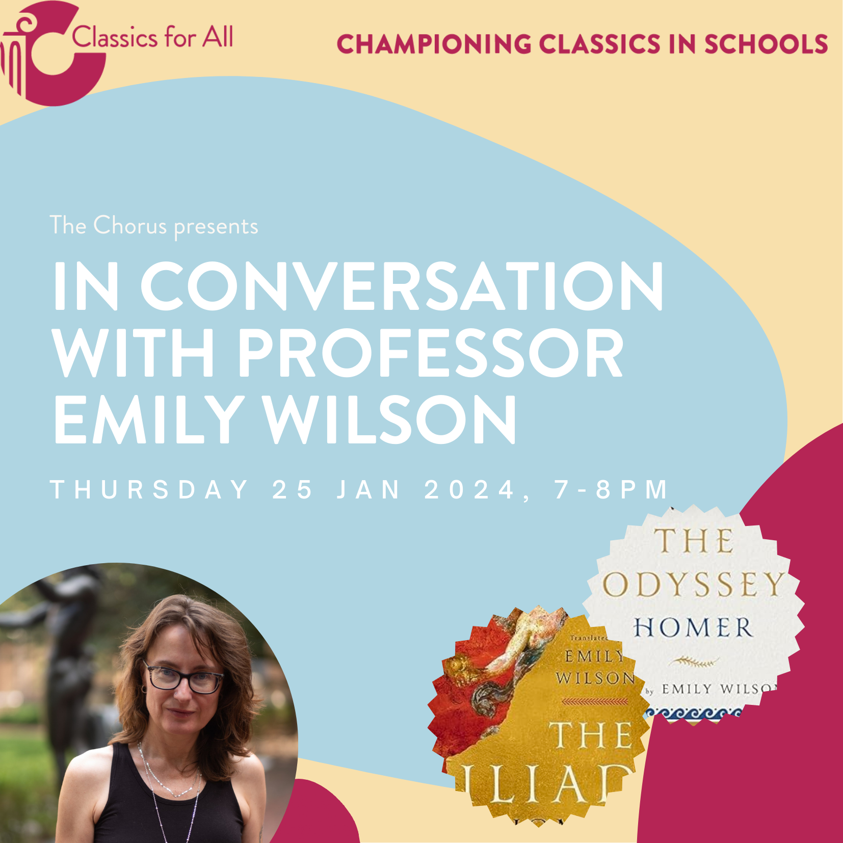 Forum #04 With Professor Emily Wilson | classicsforall.org.uk
