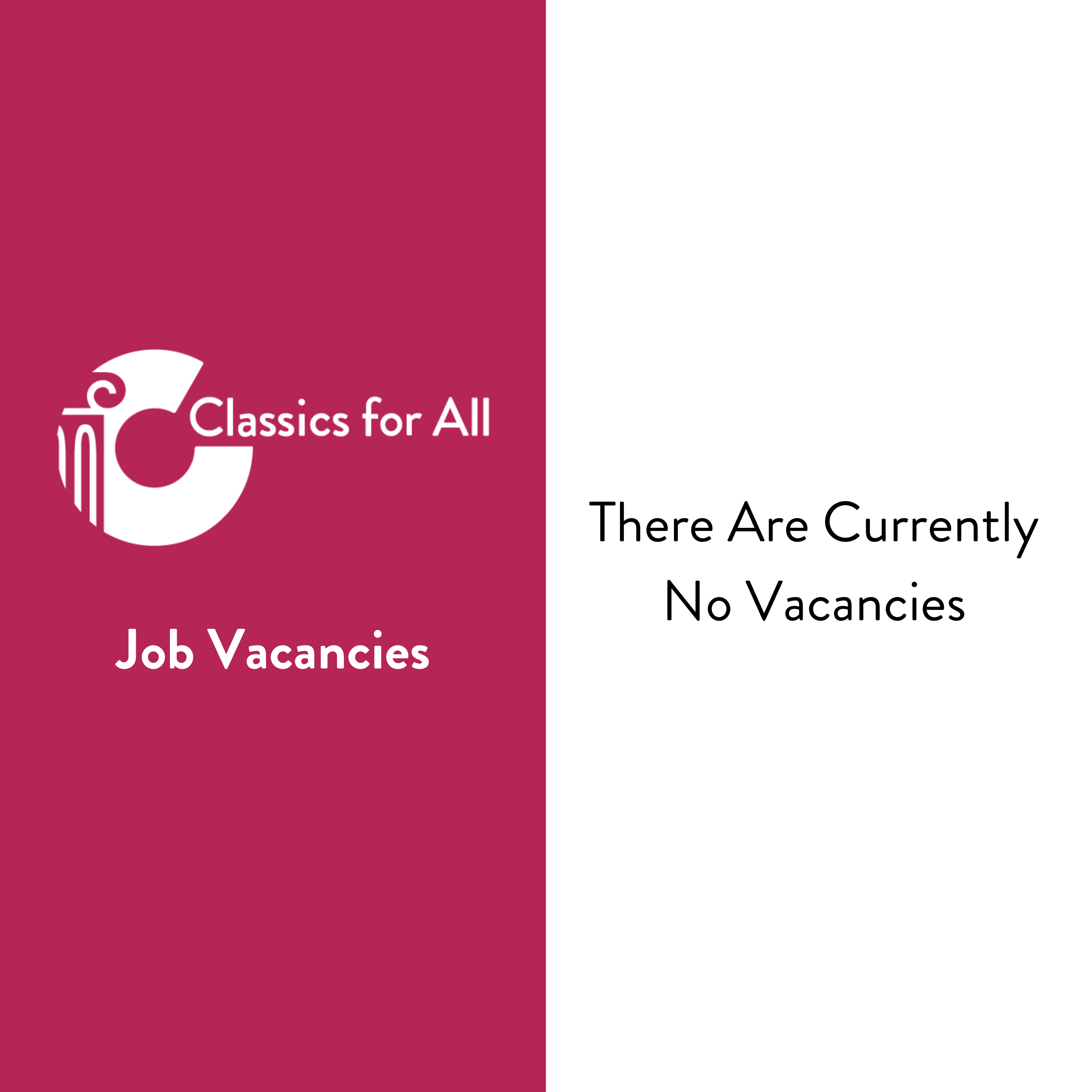 Work for Us | classicsforall.org.uk